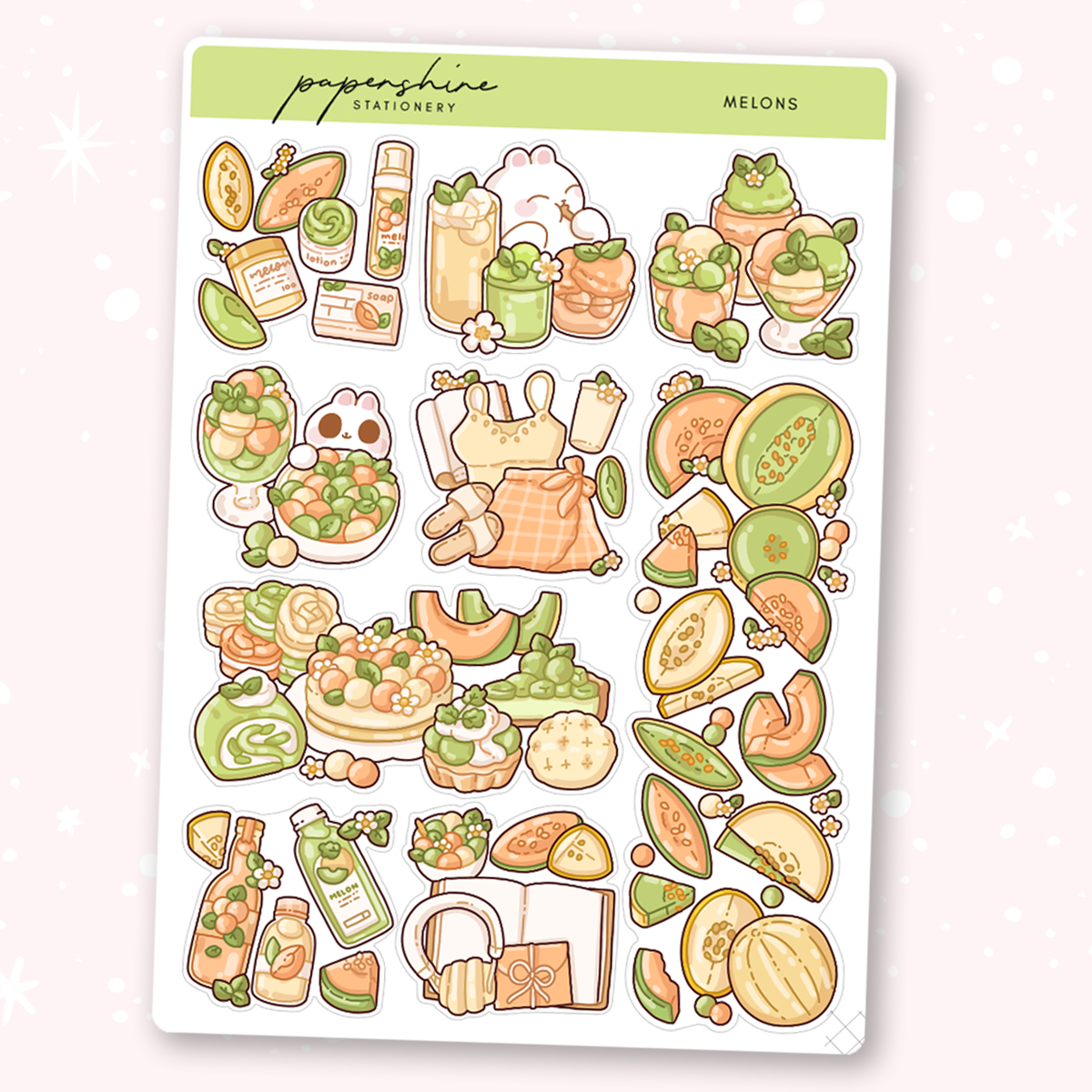 Melons Bullet Journal Stickers – Papershire