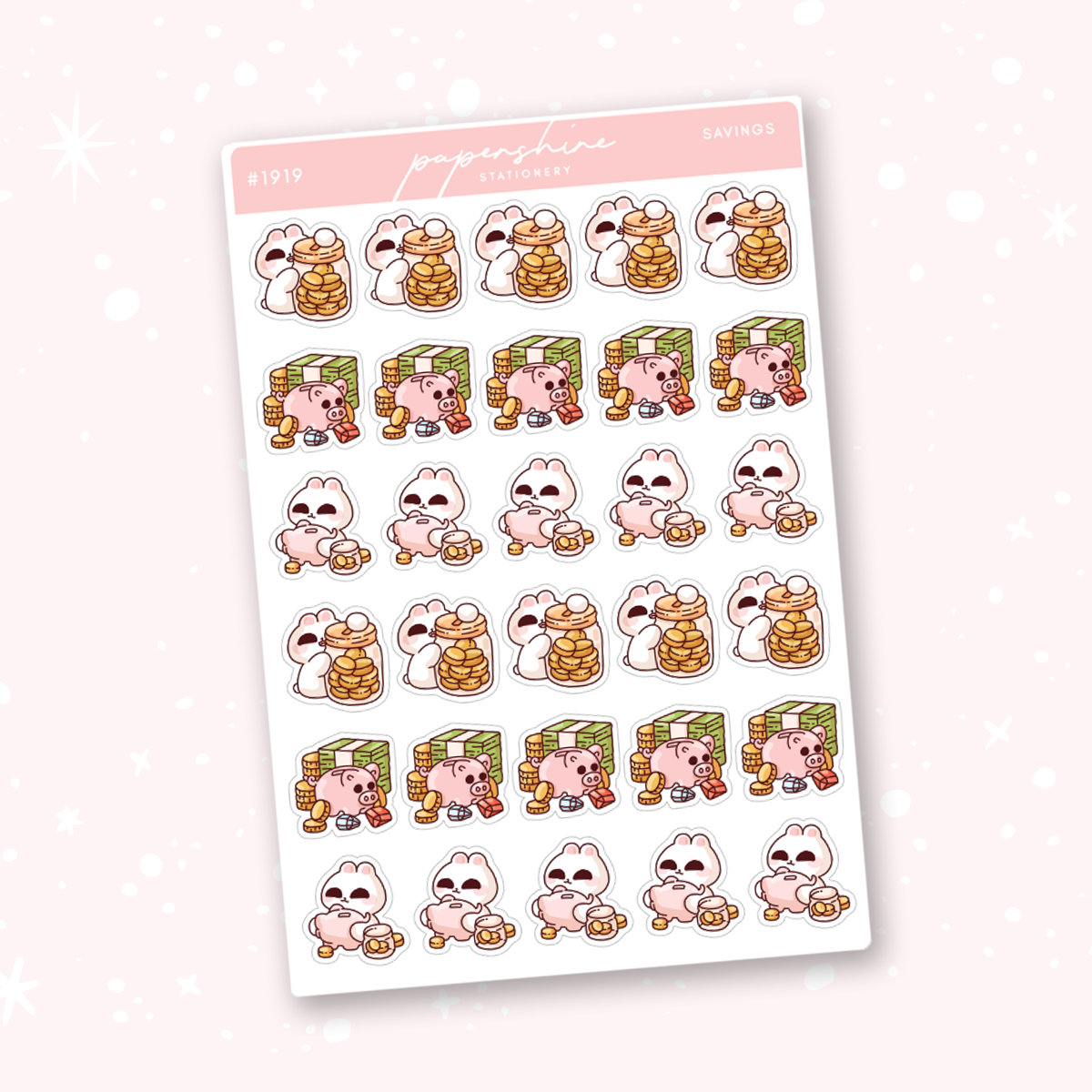 Savings Doodle Stickers – Papershire