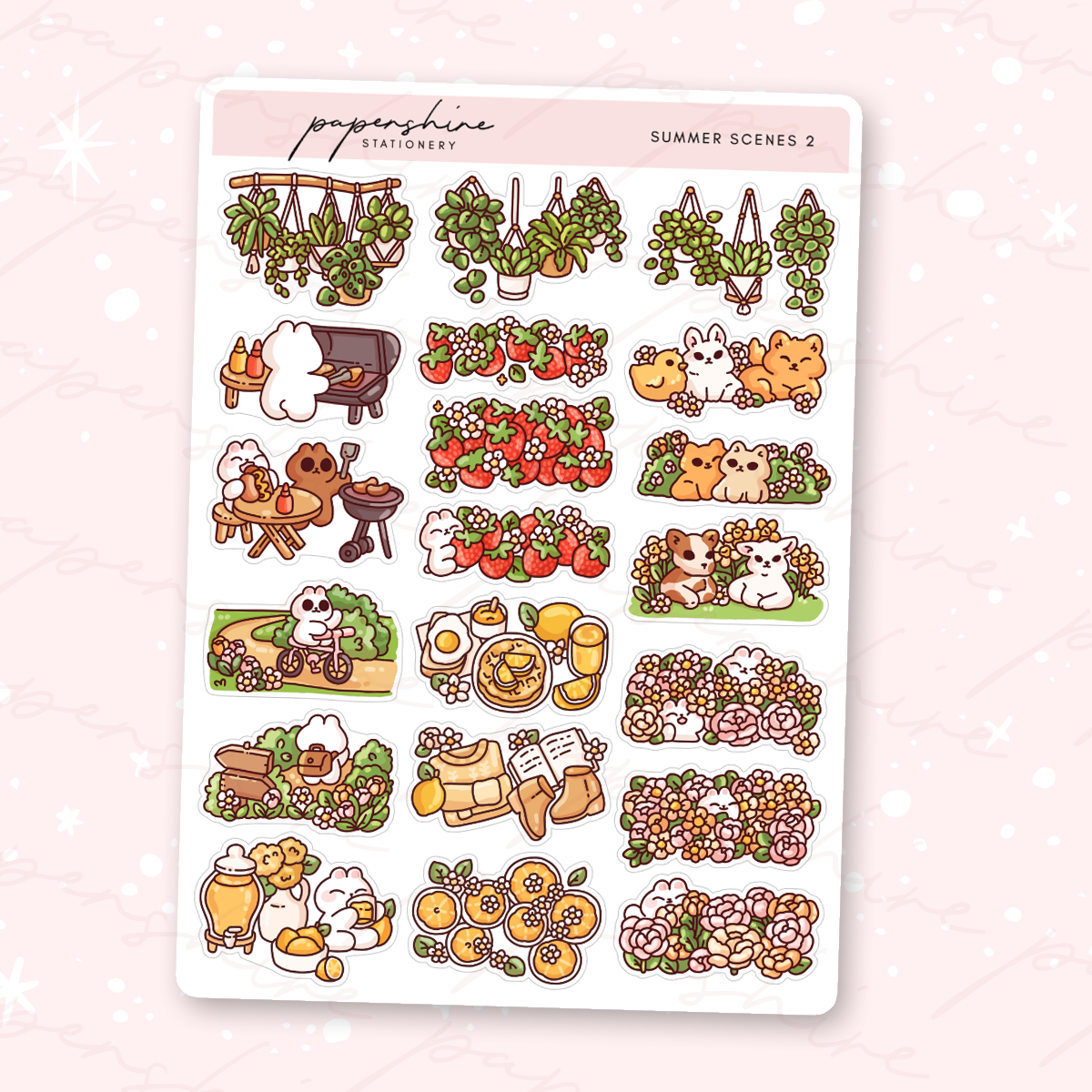 Summer Scenes 2 Sampler Stickers – Papershire