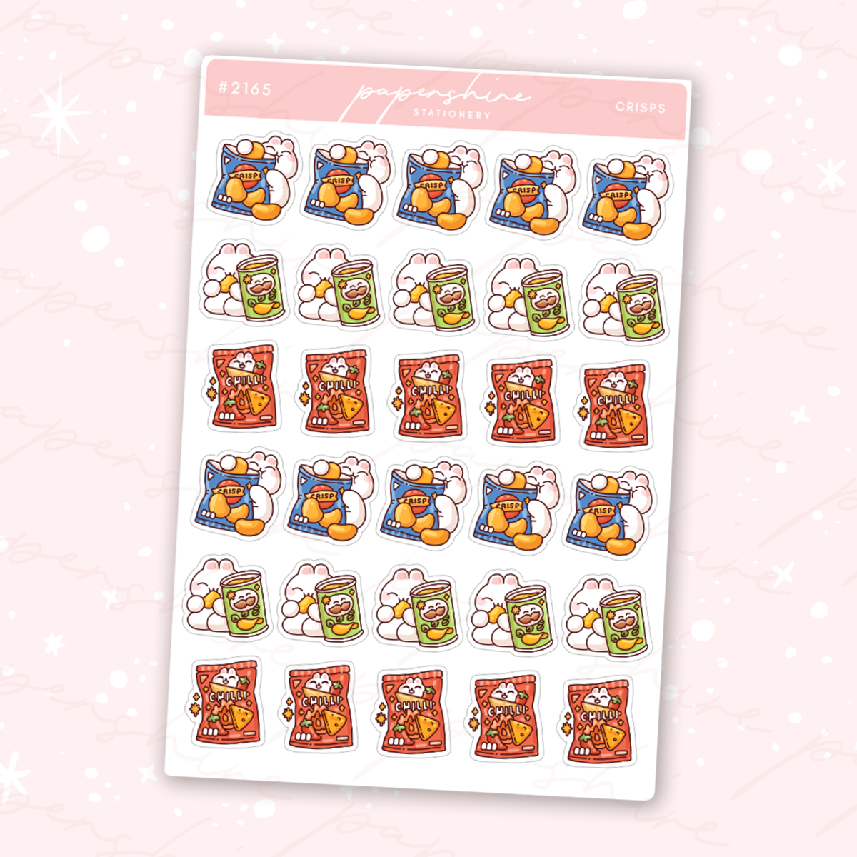 Crisps Doodle Stickers – Papershire
