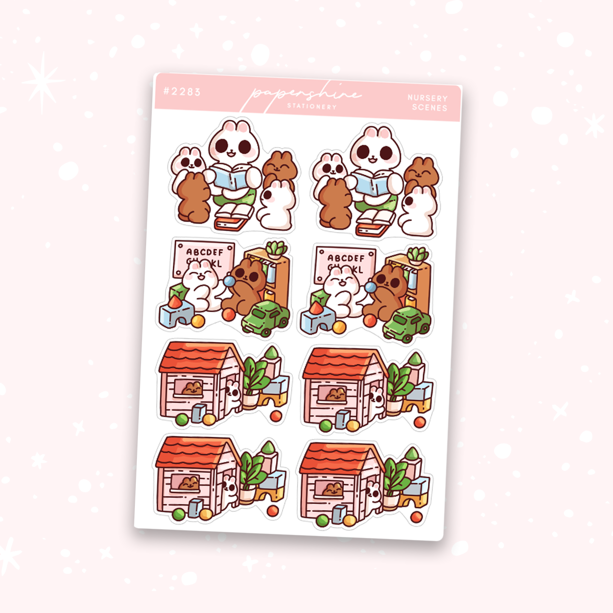 Nursery Scenes Doodle Sticker – Papershire