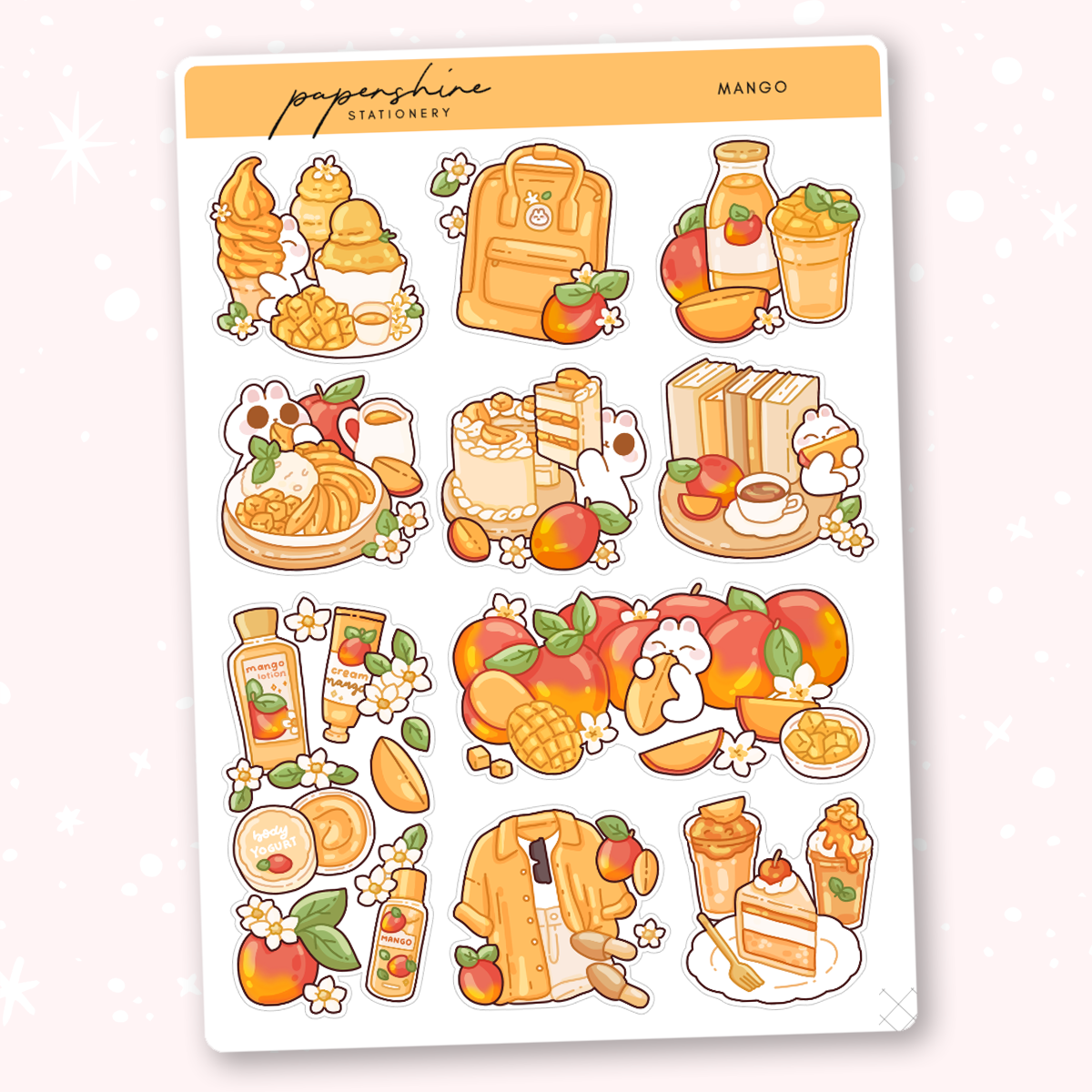 Mango Bullet Journal Stickers – Papershire