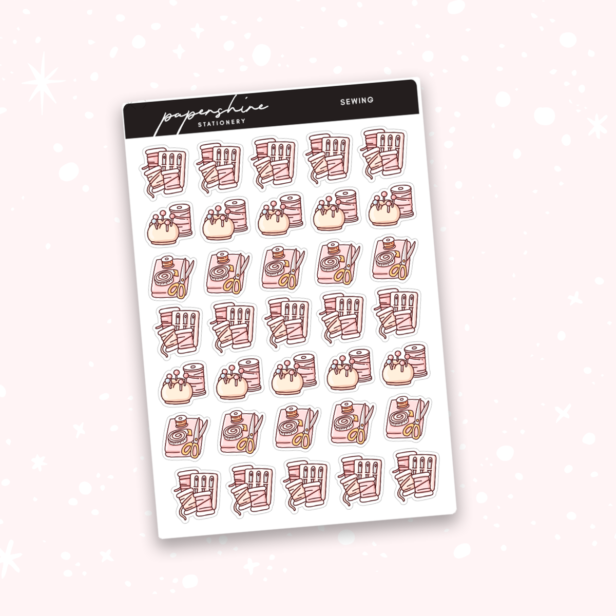 Sewing Doodle Stickers – Papershire