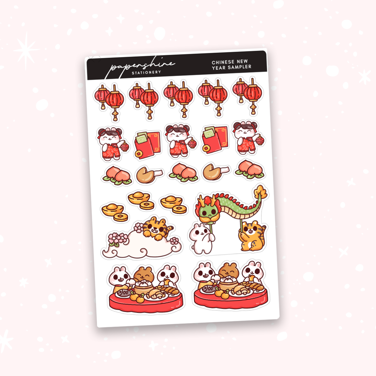 Chinese New Year Doodle Stickers – Papershire