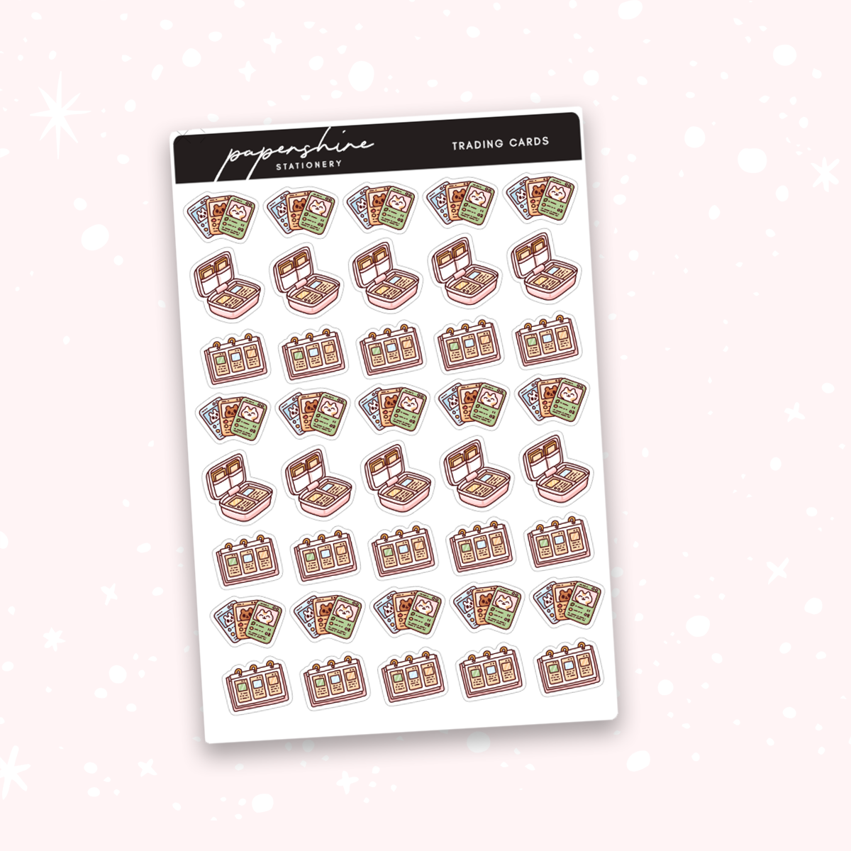 Trading Cards Doodle Stickers – Papershire
