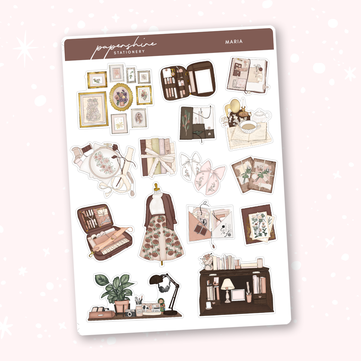 Maria Bullet Journal Stickers – Papershire