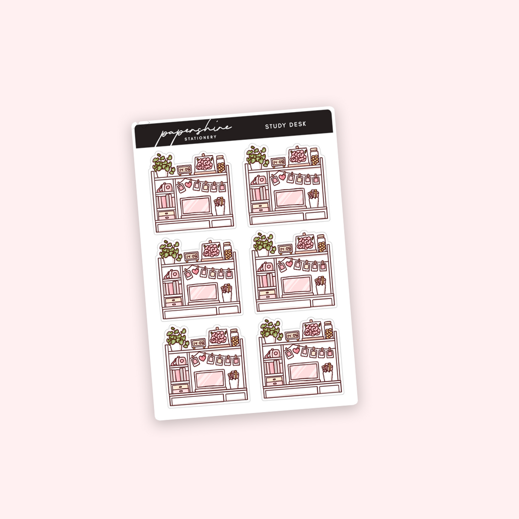 Study Desk Doodle Stickers – Papershire