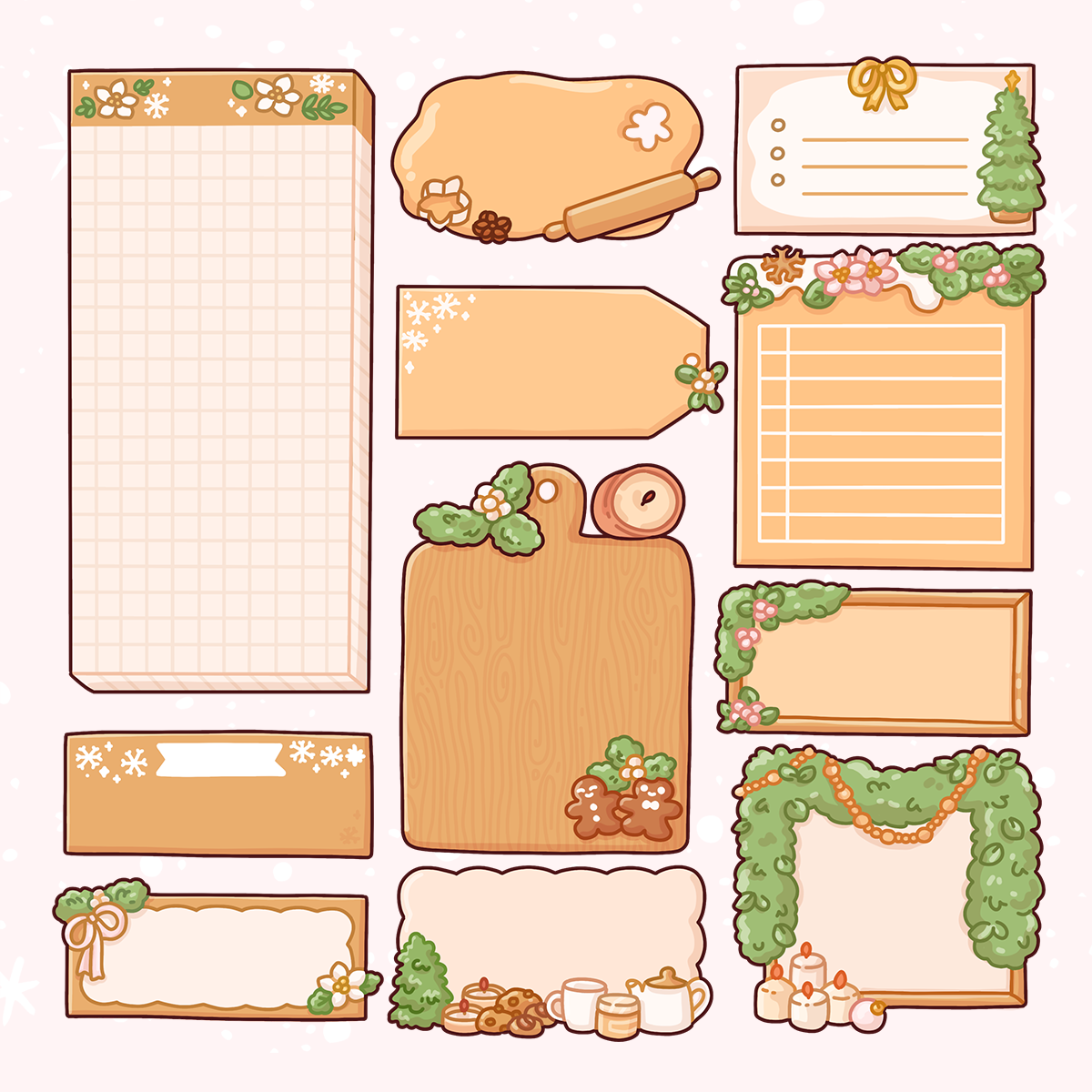 Winter Functional Digital Set – Papershire