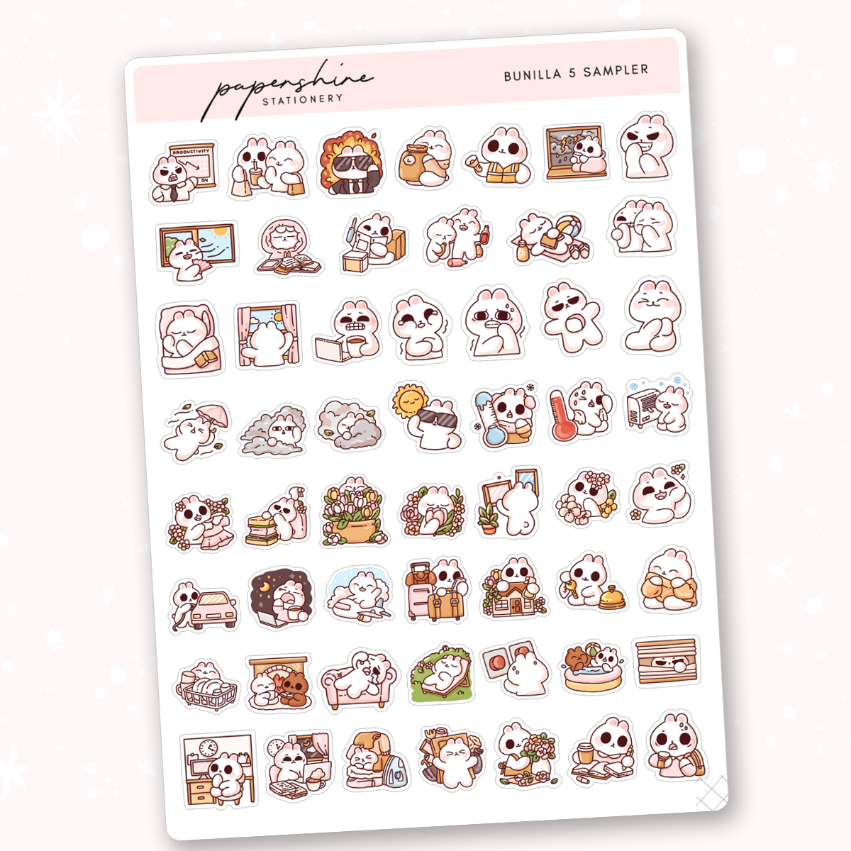 Bunilla 5 Sampler Stickers – Papershire