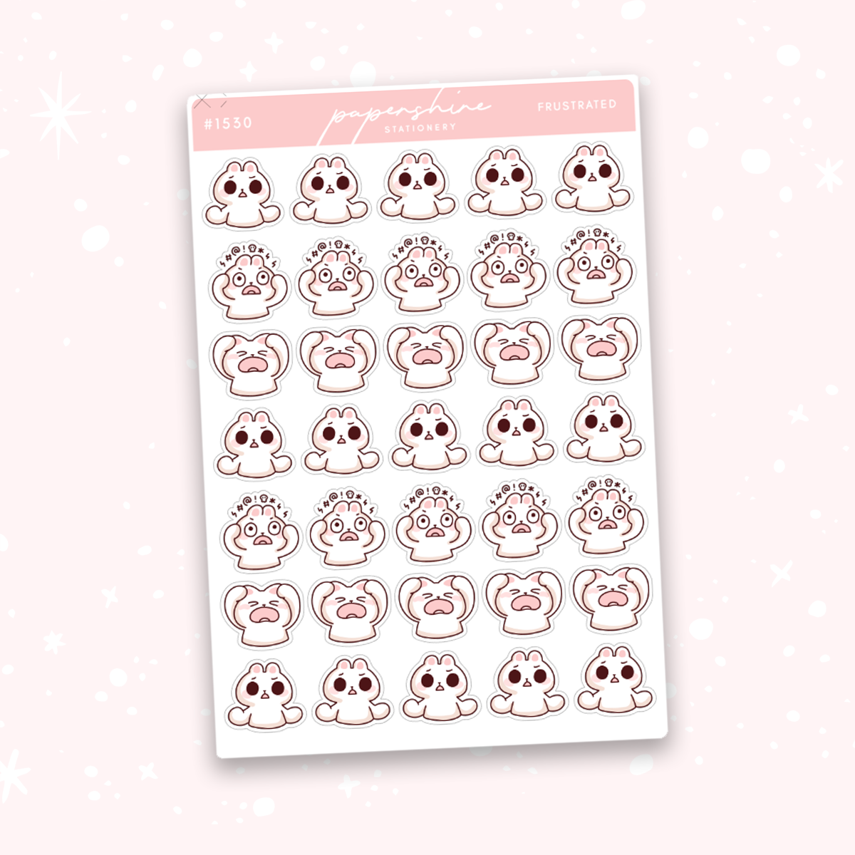 Frustrated Doodle Stickers – Papershire