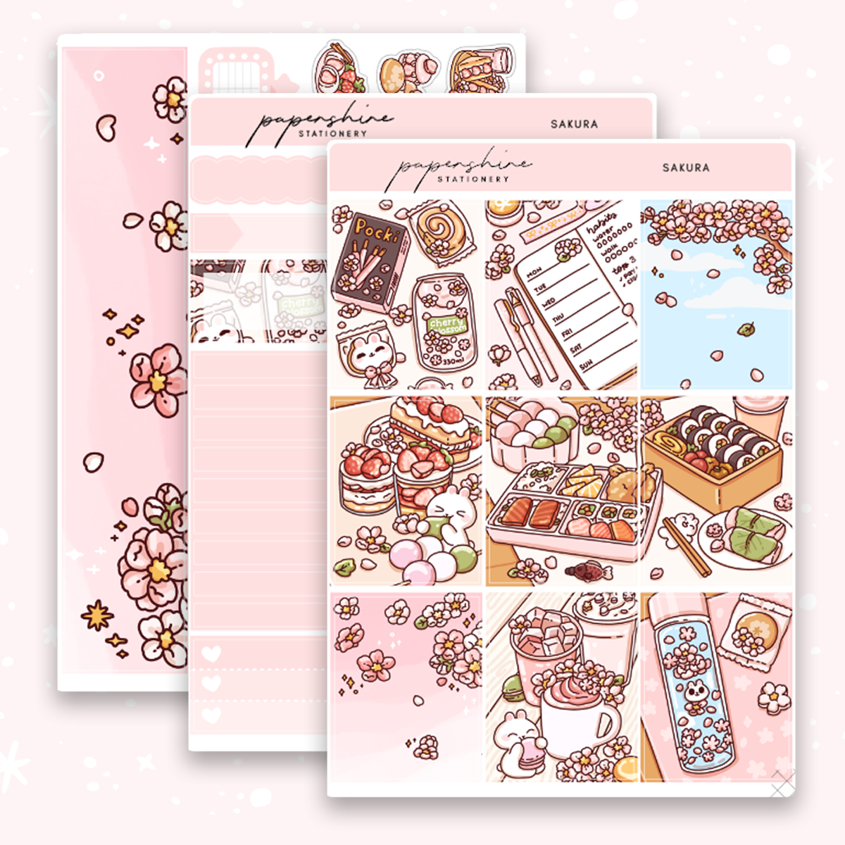 Sakura Weekly Kit – Papershire
